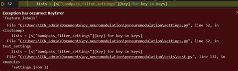 Test Settings Currently Gives An Error · Issue 30 · Neuromodulation Py Neuromodulation · Github