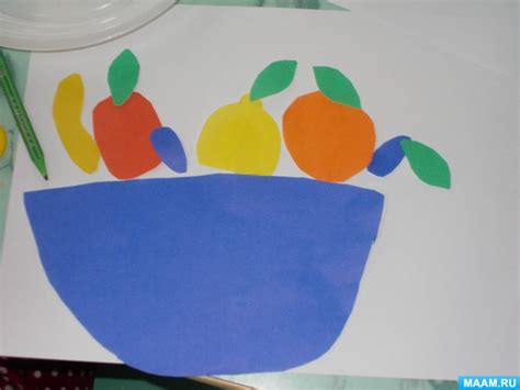 Фотоотчет «Аппликация «Ваза с фруктами цветами 12 фото Воспитателям детских садов школьным