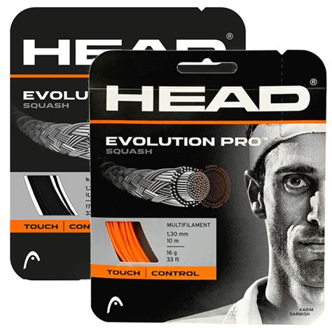 Head Evolution Pro Squash 10m Packet Stringers World