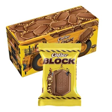 Bombones De Chocolate Cofler Block Arcor X16u