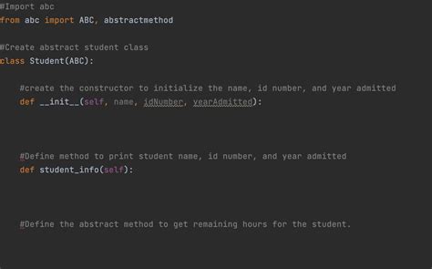 Solved Import Abc From Abc Import Abc Abstractmethod Chegg
