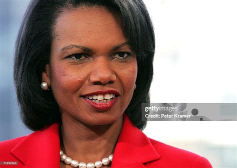 Us Secretary Of State Condoleezza Rice Makes An Appearance At Mtv