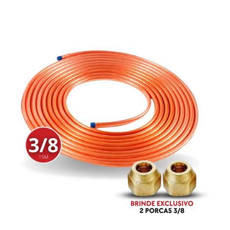 Tubo De Cobre Flexível mm Panqueca Metros Eluma Cobresul Tubo para Gás