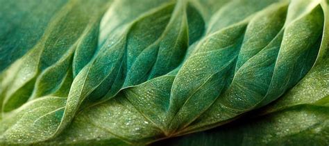 Premium Photo Spectacular Green Leaf With Realistic Texture Reveal