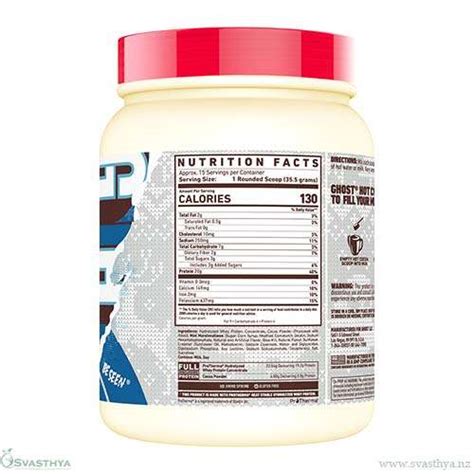 Ghost Lifestyle High Protein Hot Cocoa Mix Svasthya Nz