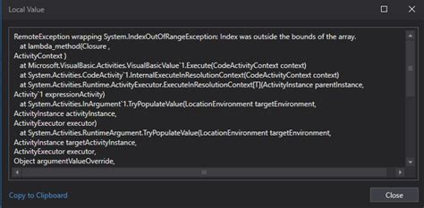 Assign Index Was Outside The Bounds Of The Array Studio Uipath Community Forum