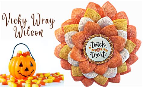 Candy Corn Theme Wreaths — Trendy Tree