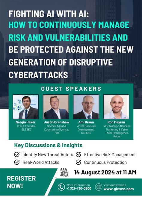 Glesec On Linkedin Cybersecurity Webinar Ai Riskmanagement Cybersecurityawareness