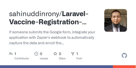Laravel Vaccine Registration System With Google Form And Zapier App