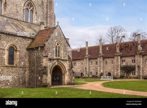 Hospital Of St Cross Winchester Hampshire England United Kingdom Stock Photo Alamy