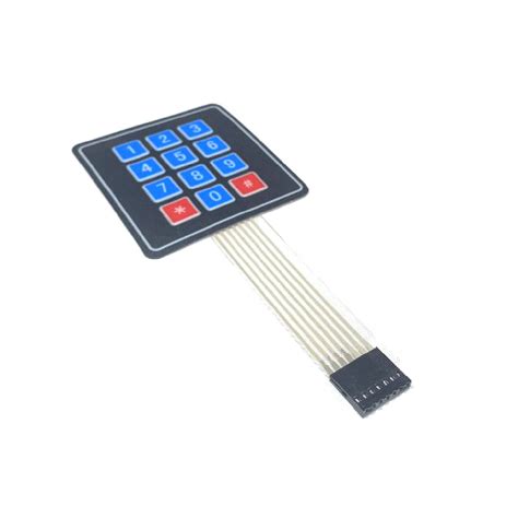 Teclado Matricial De Membrana 12 Teclas Makkers