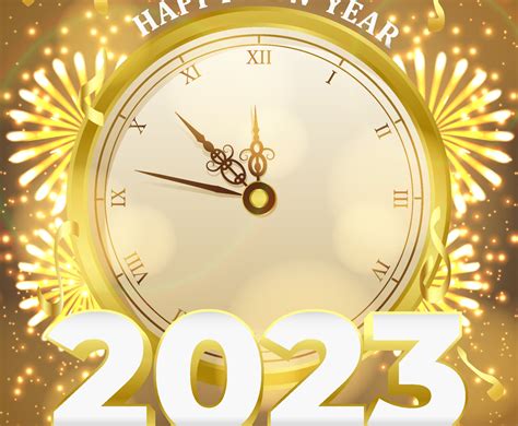 New Year 2023 Countdown Concept Vector Art And Graphics