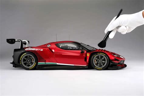 This Incredibly Detailed Ferrari 296 Gt3 Replica Is A 18 Scale Wonder