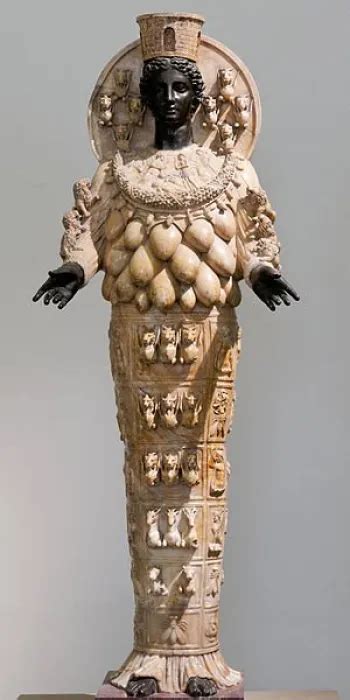 Christopher Banana on Twitter 所以有这样的女神形象Artemis of Ephesus女神像身上长满椭圆