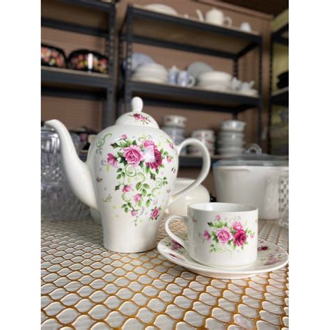 Giacomo Tea Set Set Cawan Dan Teko Tea Pot Tea Pot Set Tea Set Tea Pot Set English