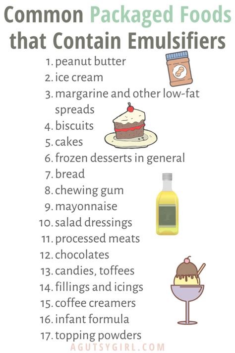 Your Guide To Emulsifiers In Food A Gutsy Girl®