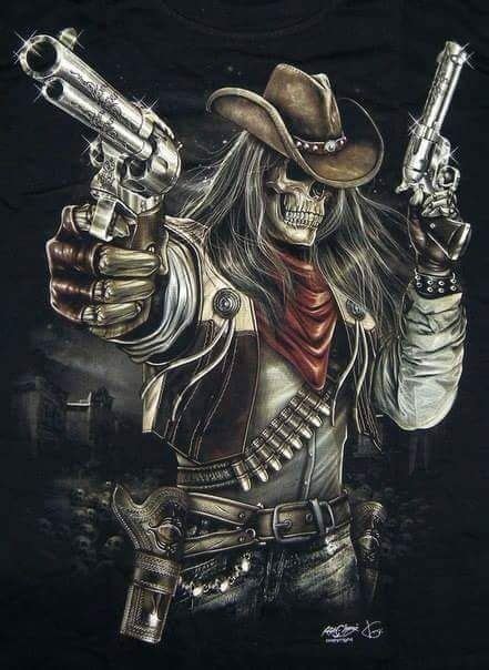 Create Meme Dead Man Walking A Skeleton With A Revolver Skeleton