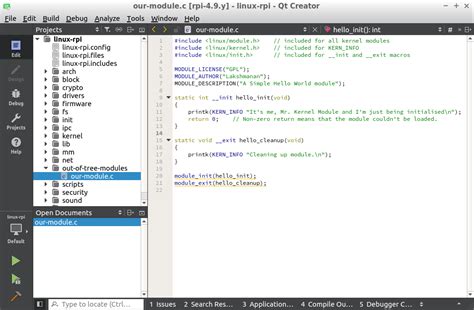 custom kernel module on the rpi alan martinovic the meaningful engineer