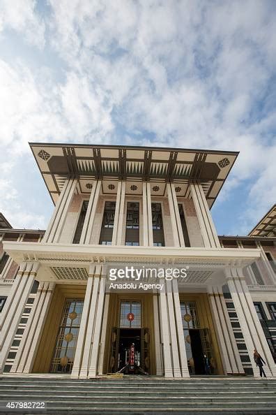 A General View Of Turkeys New Presidential Palace Built Inside