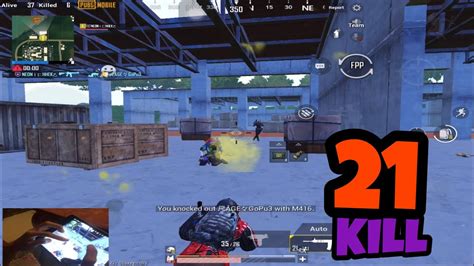 21 Kill Solo Vs Squad Handcam Gameplay Pubgm Youtube