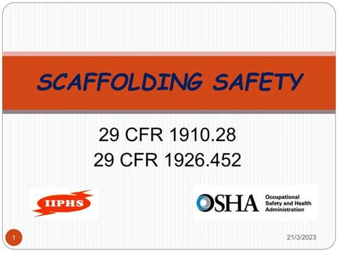 Scaffolding Safety Ppt