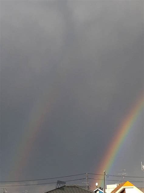 横殴りの暴風雨かと思いきや、目が覚めるよ 新潟県新潟市北区 新潟県新潟市北区の空 ウェザーニュース