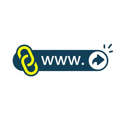 Share Link Button Concept Illustration Flat Design Vector Simple