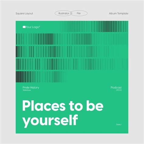 Premium Vector Vector Flat Design Square Layout Template