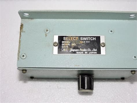 Jrc Select Switch Ncz 777 At ₹ 1000 Piece मरीन रडार In Bhavnagar Id