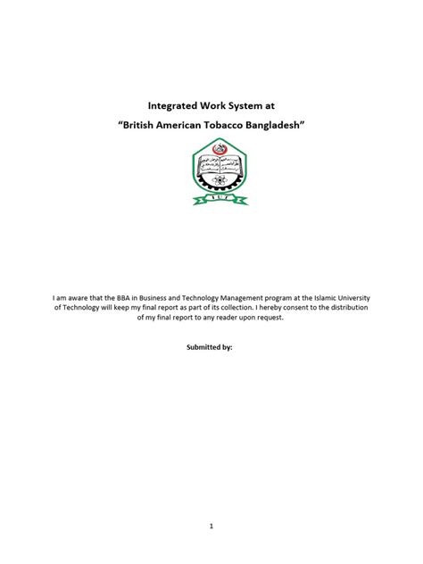 Internship Report Maisha Maliha Mim 180061143 Pdf