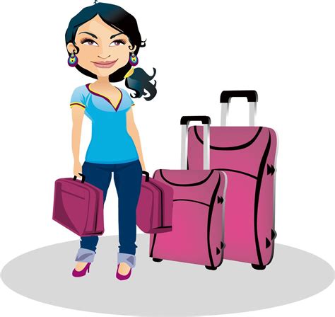 54700 Girl Travelling Illustrations Royalty Free Vector Clip Art