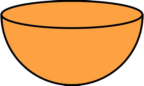 Orange Half Sphere Free Vector Clipart Images On