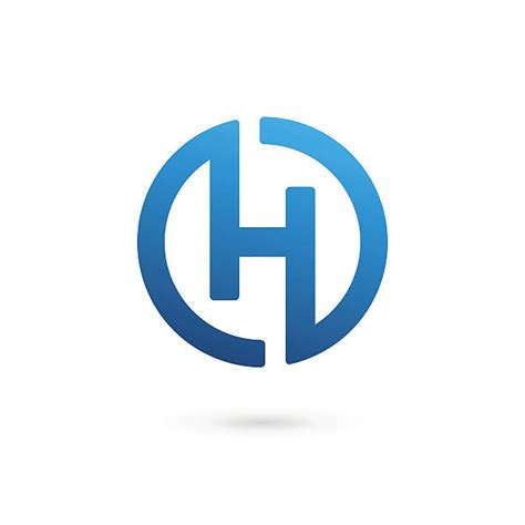 Branding Letter H Design Pattern 스톡 사진 및 일러스트 Istock