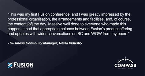 Compass 2023 Fusion Risk Management Fusion Risk Management