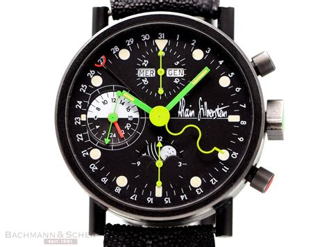 Alain Silberstein Krono 2 Chronograph Triple Calendar Moon Phase