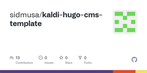 Github Sidmusa Kaldi Hugo Cms Template