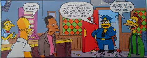 Moe Homer Simpson Chief Wiggum Carl Carlson And The Cute And Adorable Lenny Leonard