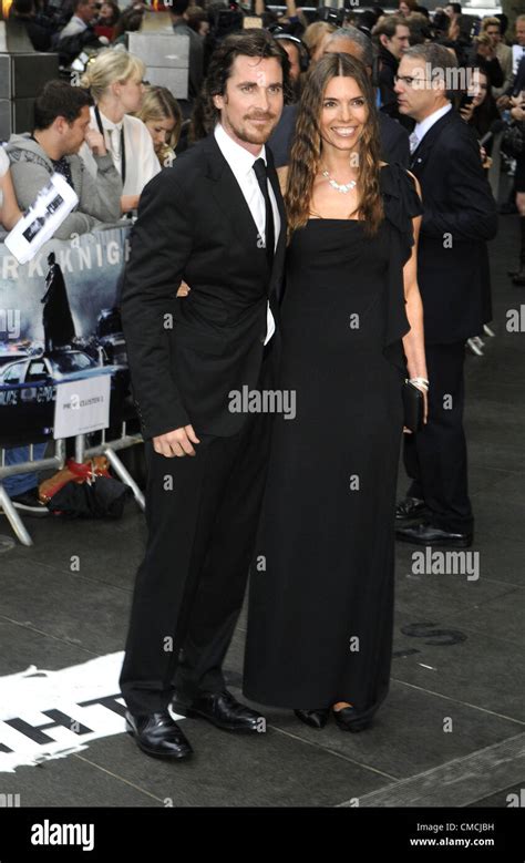 Christian Bale And Sandra Bale London European Premiere Of The Dark