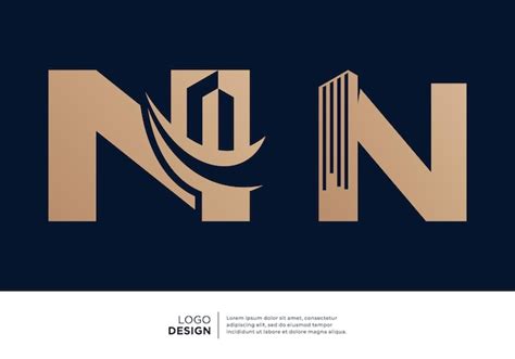 Premium Vector Building Construction Letter N Logo Designs Collection