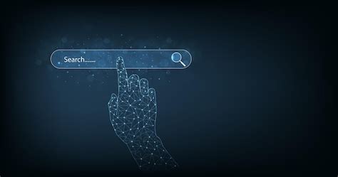 Premium Vector Search Engine Optimization SEO Concept On Dark Blue
