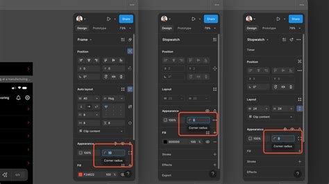 Ui3 Fix Corner Radius Input In Place And Add A Shortcut For It Figma