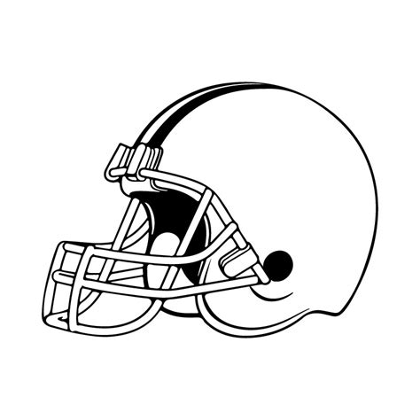 American Football Helmet Dxf File Free Download