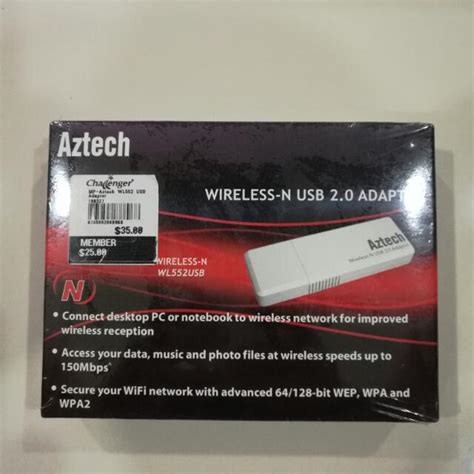 Aztech Wireless N Usb 2 0 Adaptor Computers And Tech Parts And Accessories Cables And Adaptors On