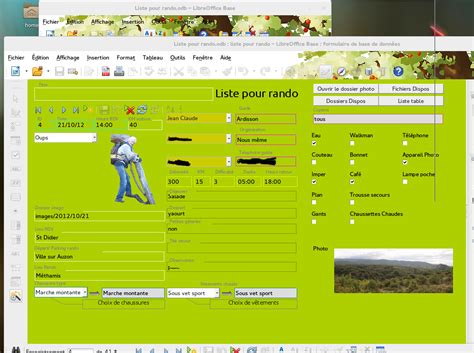 LibreOffice Base de données insérer dans une variable le nom d un