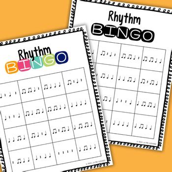 Music Rhythm Bingo BUNDLE By Music With Mrs Alexander TPT