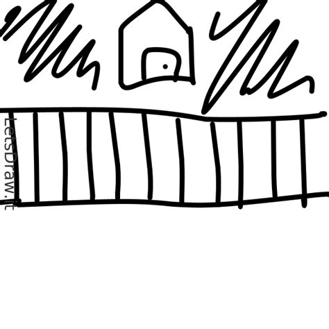 How To Draw Gate Iabyc W O Png LetsDrawIt