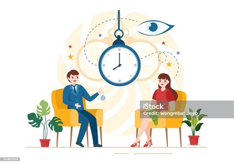 흑백 나선형으로 최면은 평면 만화 손으로 그린 템플릿 그림에서 치료 서비스에 대한 변경된 마음 상태를 만듭니다 3차원 형태에