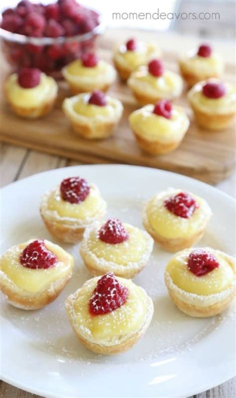Lemon Raspberry Mini Puff Pastry Tarts Mom Endeavors Puff Pastry