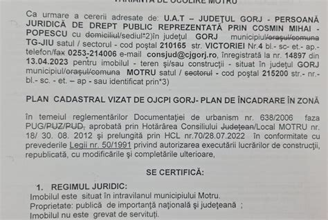 Certificat De Urbanism Pentru Centura Ocolitoare A Municipiului Motru