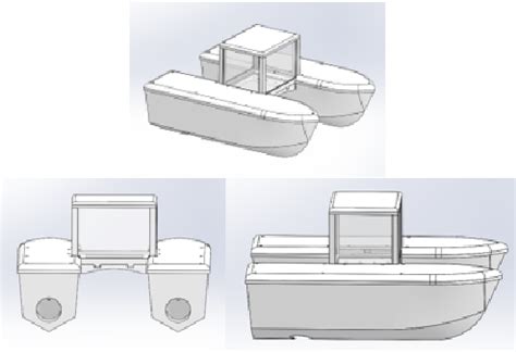 Figure From Design And Control Of An Autonomous Electric Catamaran Boat Semantic Scholar